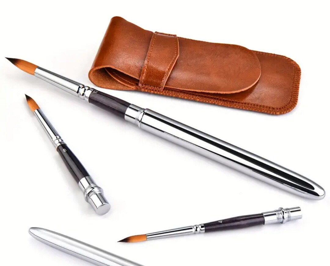 3-piece Travel Watercolor Brush Set - Etsy