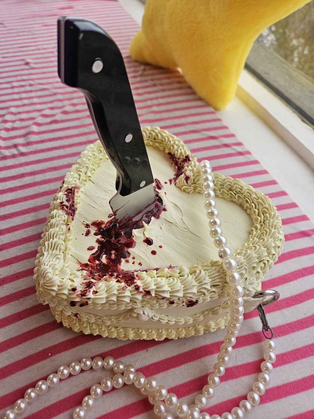 Stabbed Cake Purse - Etsy