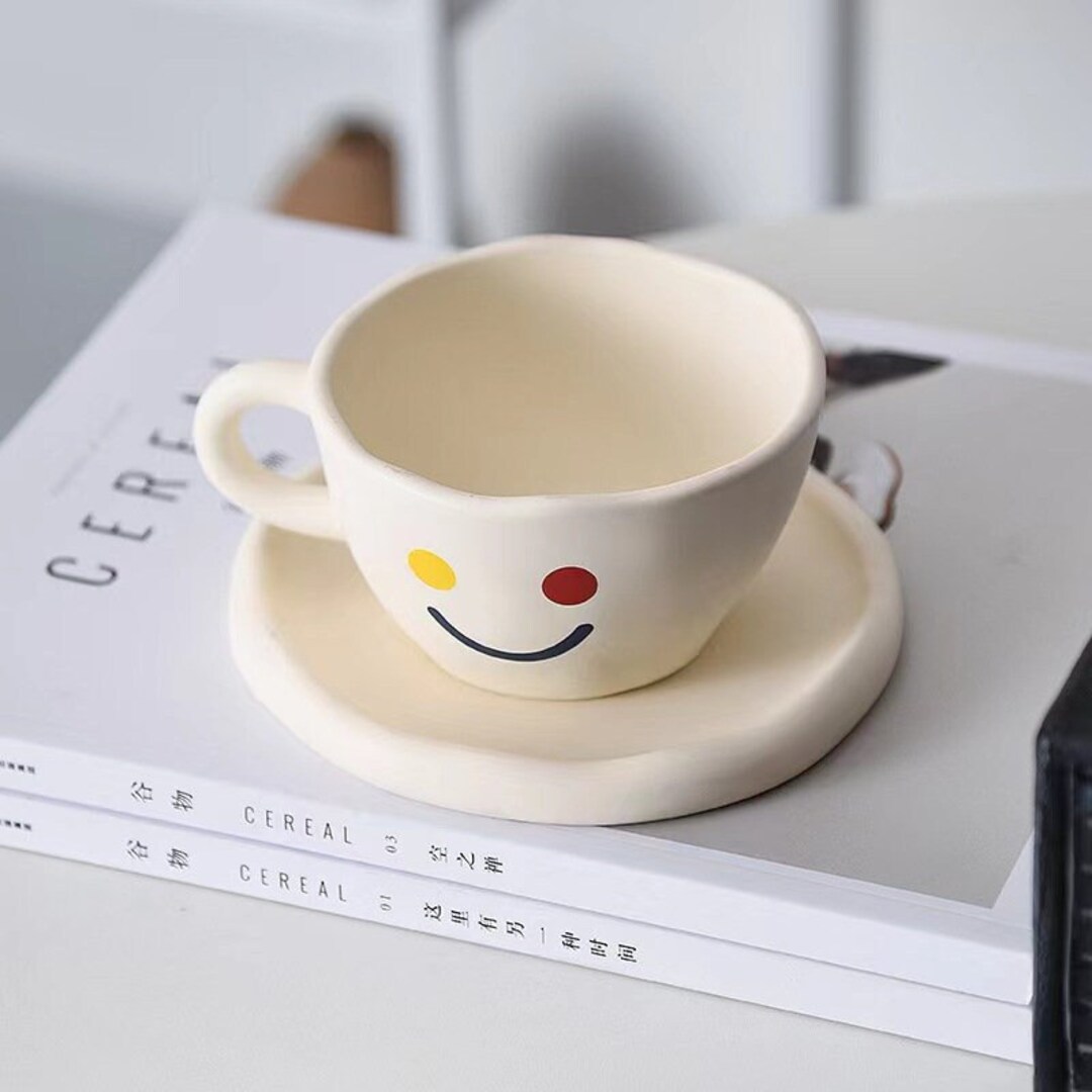 Creative Design make You Smile Hand Painted Ceramic Coffee Mug With ...