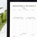 Monthly Planner Editable | Modern Monthly Printables | Editable 12 ...