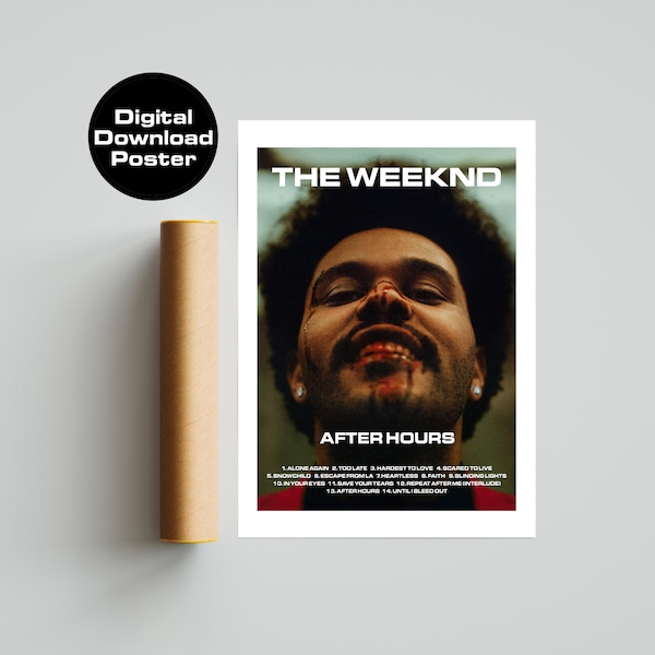The Weeknd Poster - Etsy