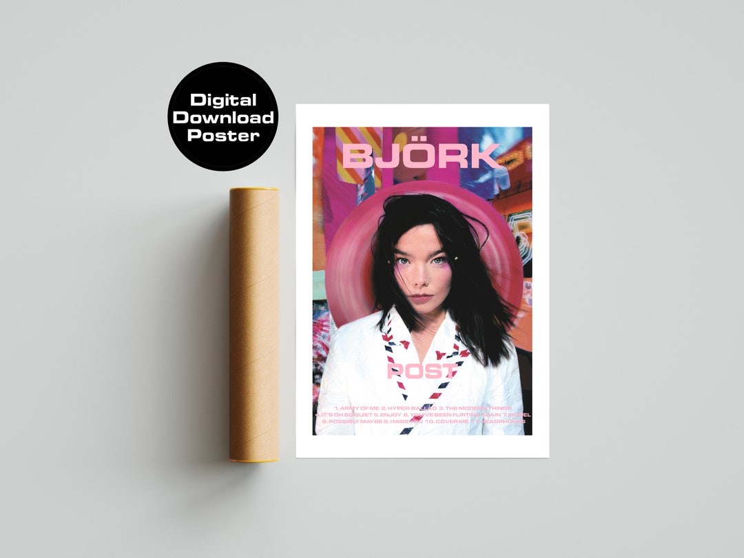 Björk 1995 Album Post Digital Printable Poster Wall Art - Etsy