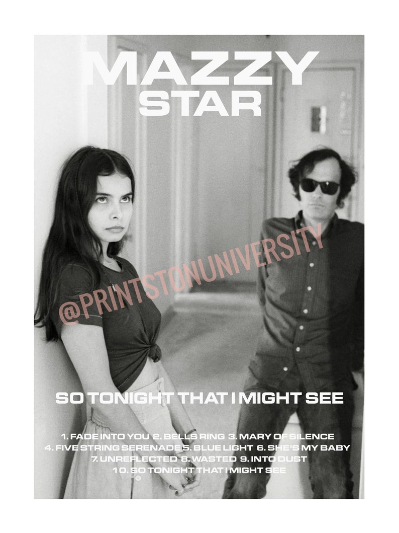 Vintage Mazzy Star 1993 Album So Tonight That I Might See Etsy Uk