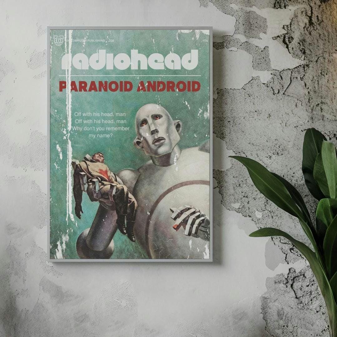 Radiohead Paranoid Android 1990s Britpop Vintage OK Computer Inspired ...
