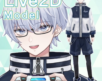 Vtuber Male Model Live2d ready to Use, Premade - Etsy