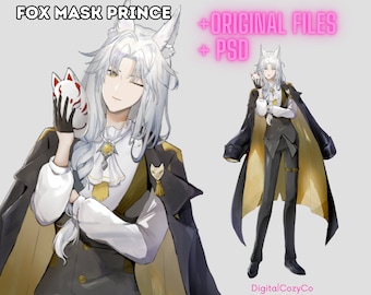 Vtuber Male Model Live2d ready to Use, Premade - Etsy