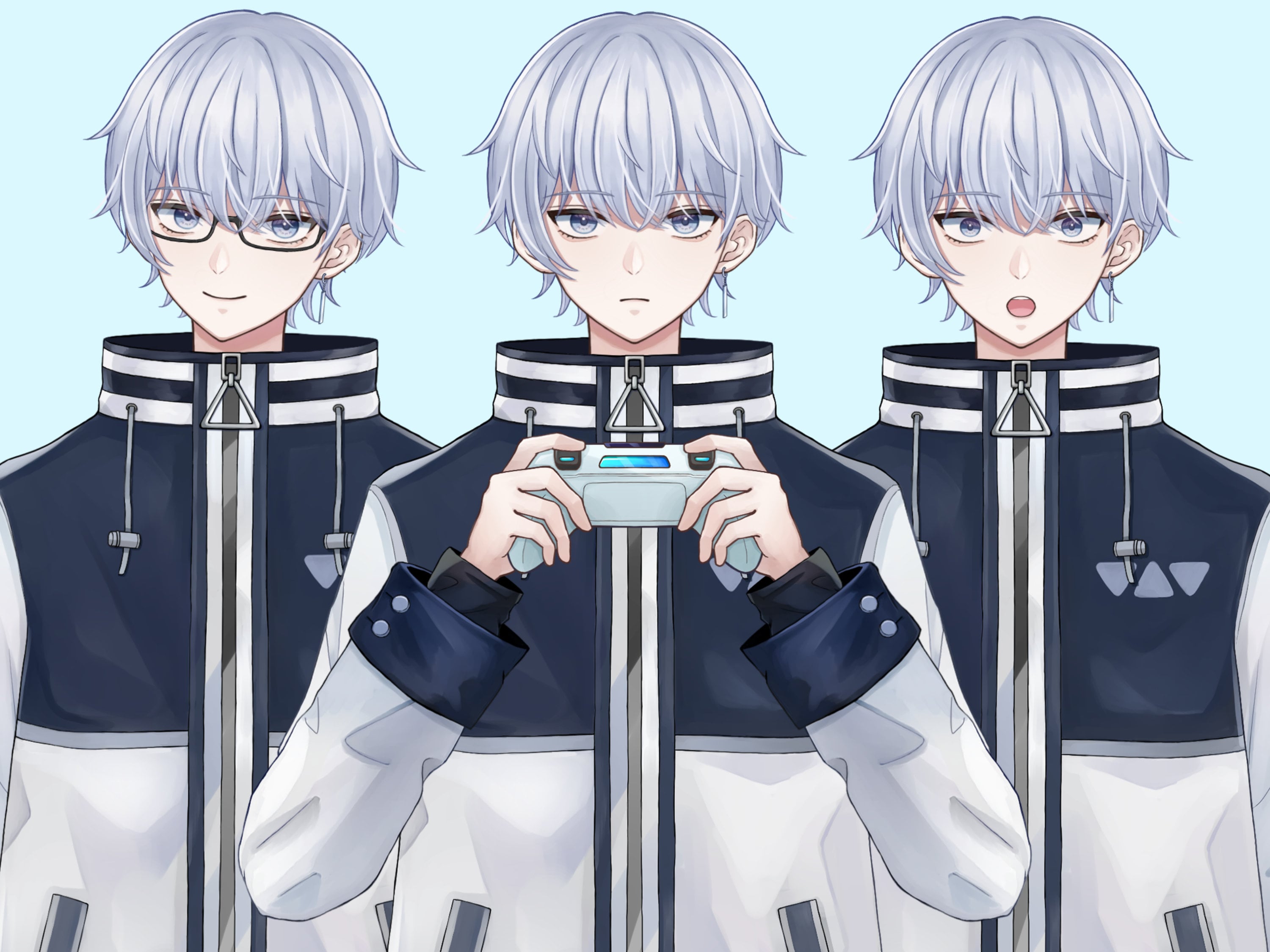 Gamer Boy Vtuber Model Ver.2 | Premade Live2d Model Boy Vtuber | Fully ...