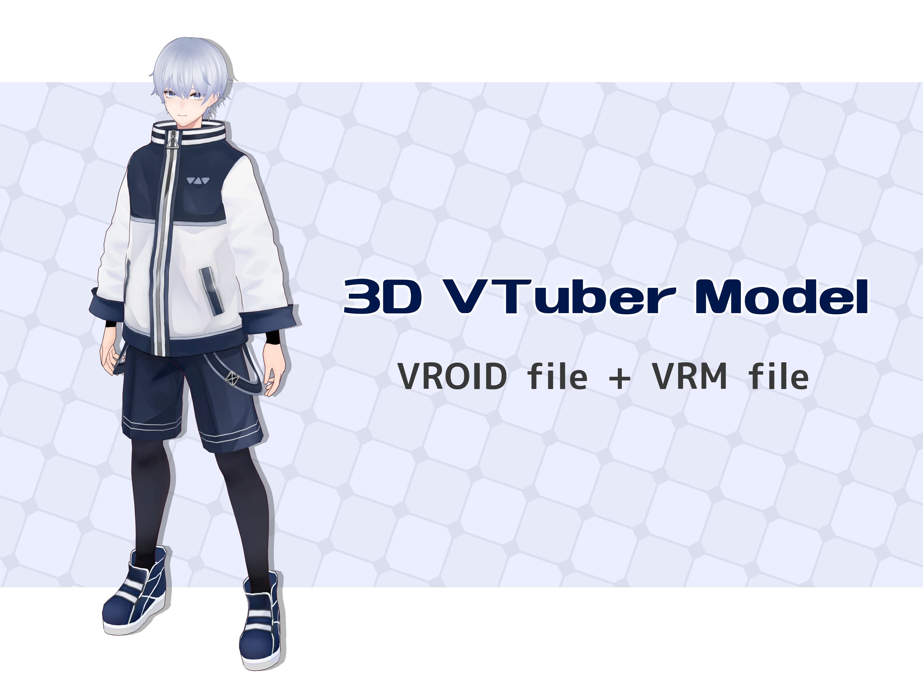 Gamer Boy Vtuber Model 3D | Vroid+vrm | Fully Rigged | Ready to Use - Etsy