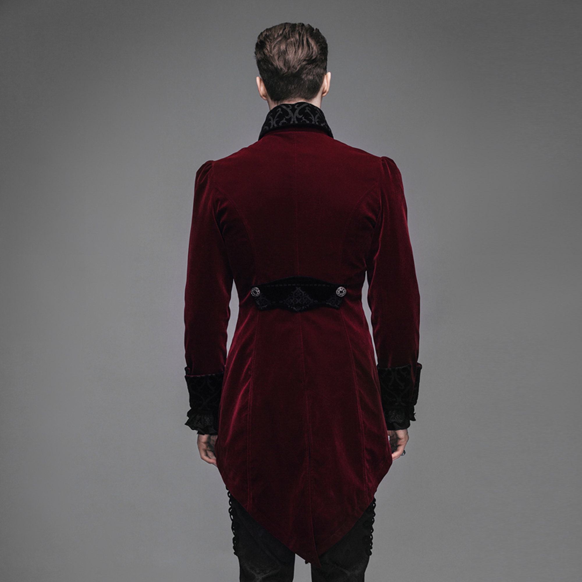 Formal Party Turn Down Collar Wine Men Swallowtail Coats - Etsy