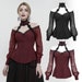 Gothic Strappy off Shoulder Halterneck Shirt,steampunk, Witch ...