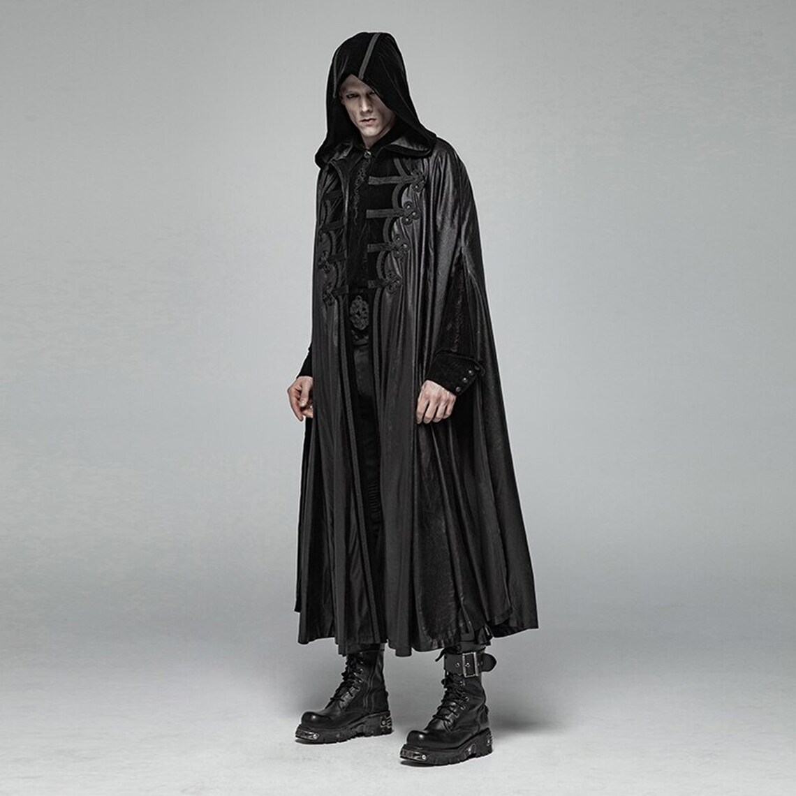 Gothic Retro Mystic Haloween Cloak Vampire Hooded Long Cape - Etsy