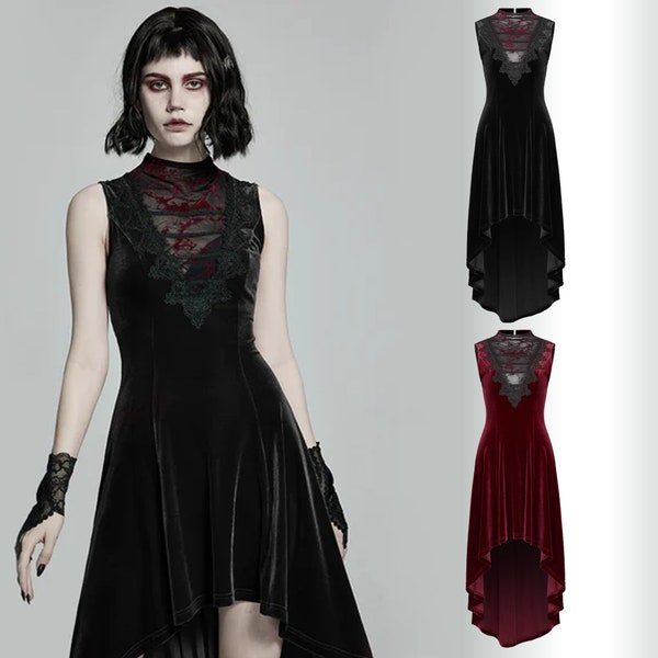 Gothic Velvet Dress - Etsy