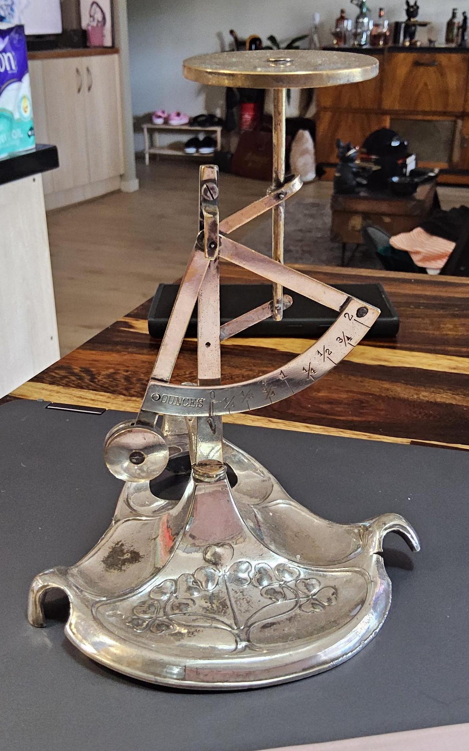 Antique Silver Plated Letter Scales - Etsy