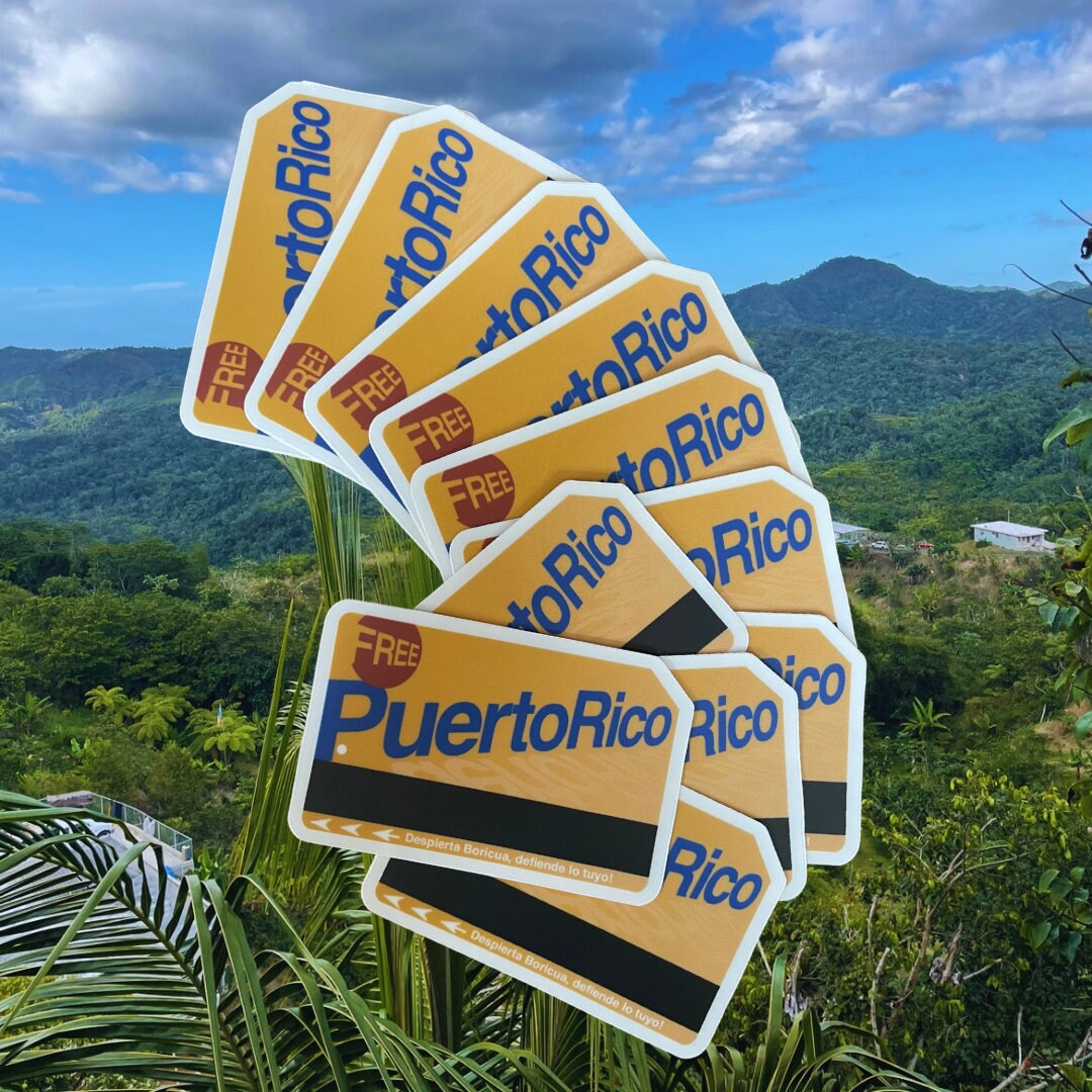 Free Puerto Rico Metrocard Sticker - Etsy