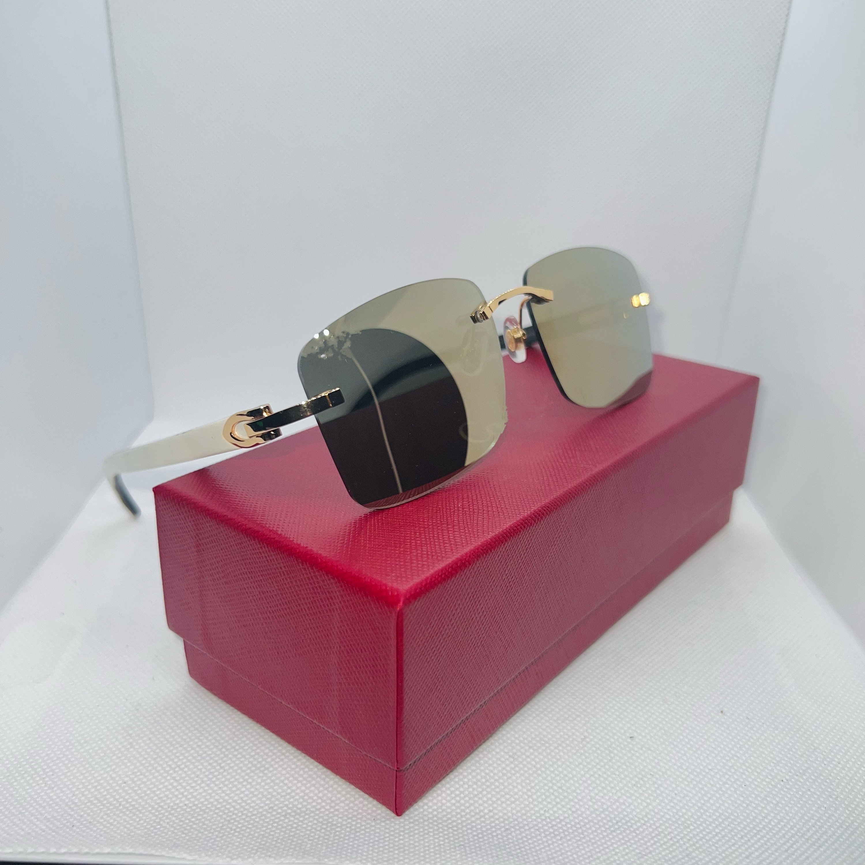 All White Cartier Buffs