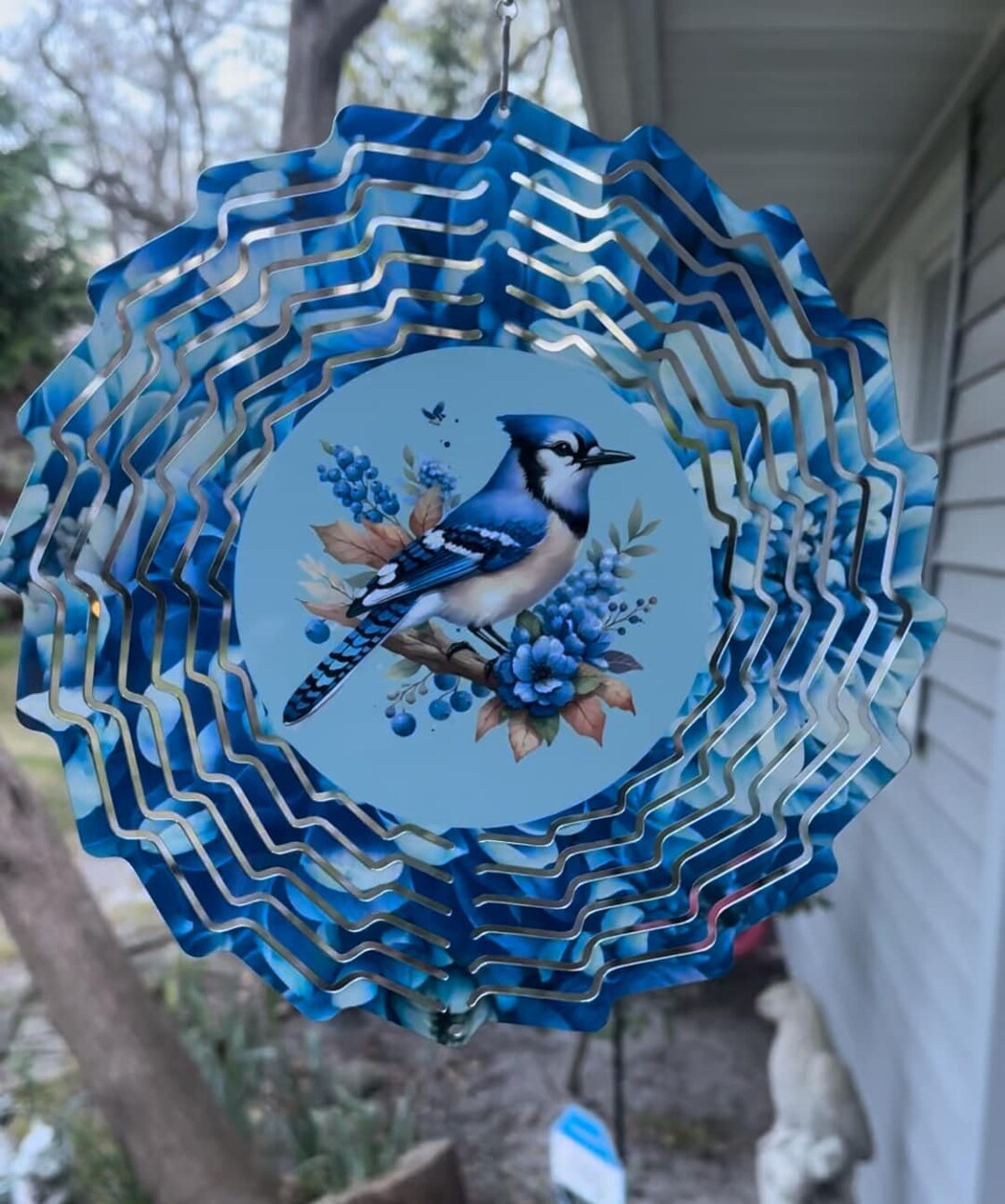 Blue Jay 10 3D Wind Spinner - Etsy
