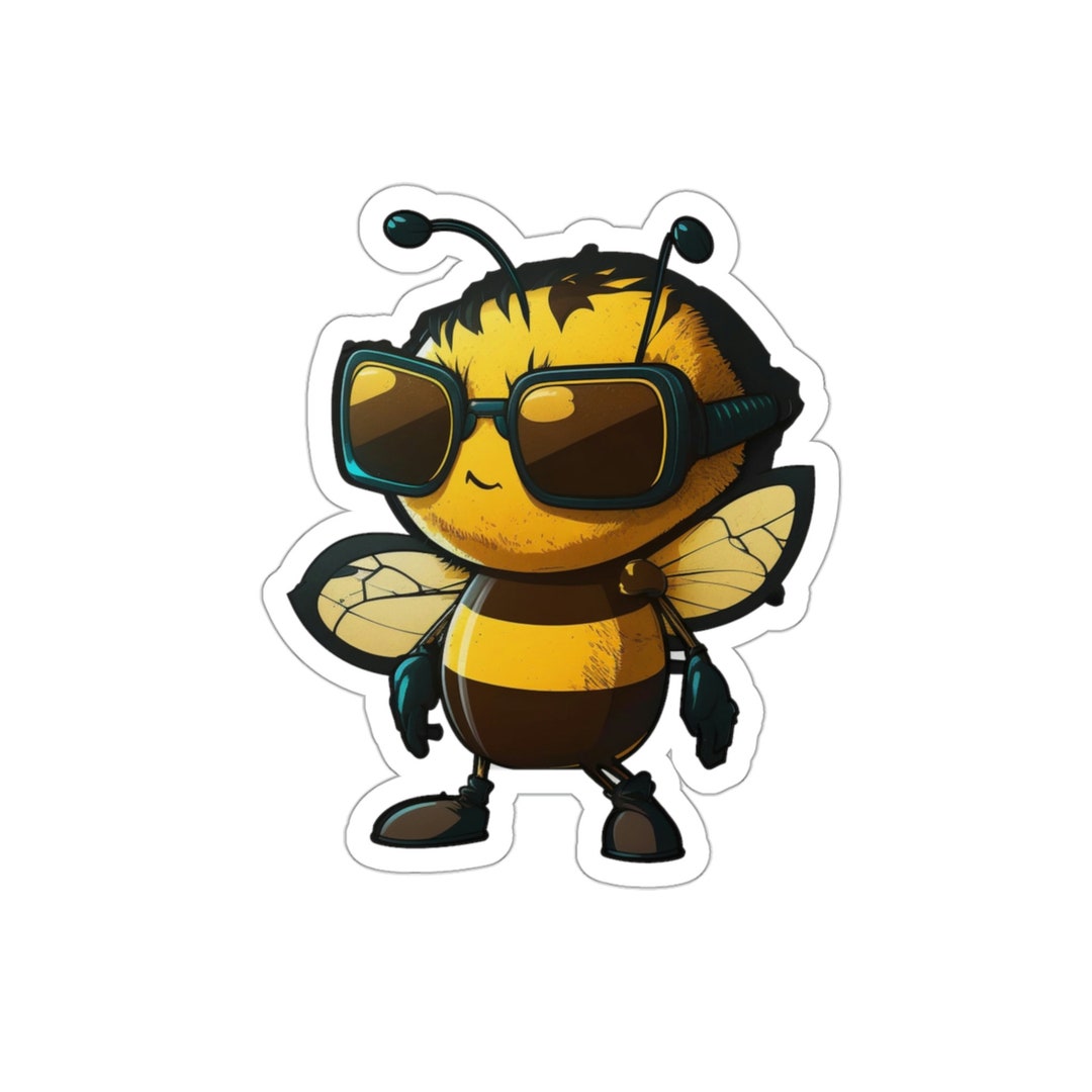 Bad Bee - Die-cut Sticker - Etsy
