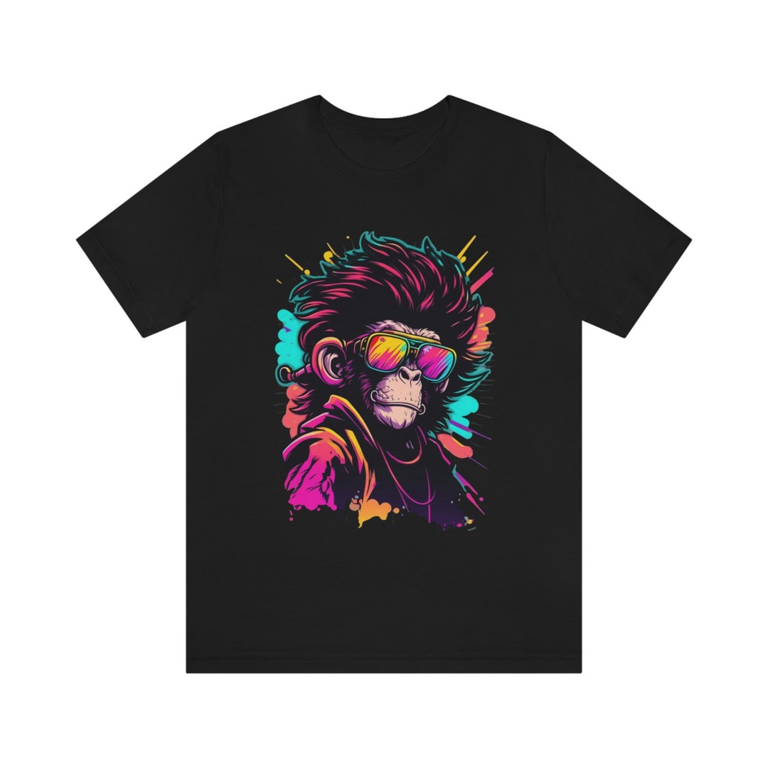 Vibe Monkey Short Sleeve Tee - Etsy