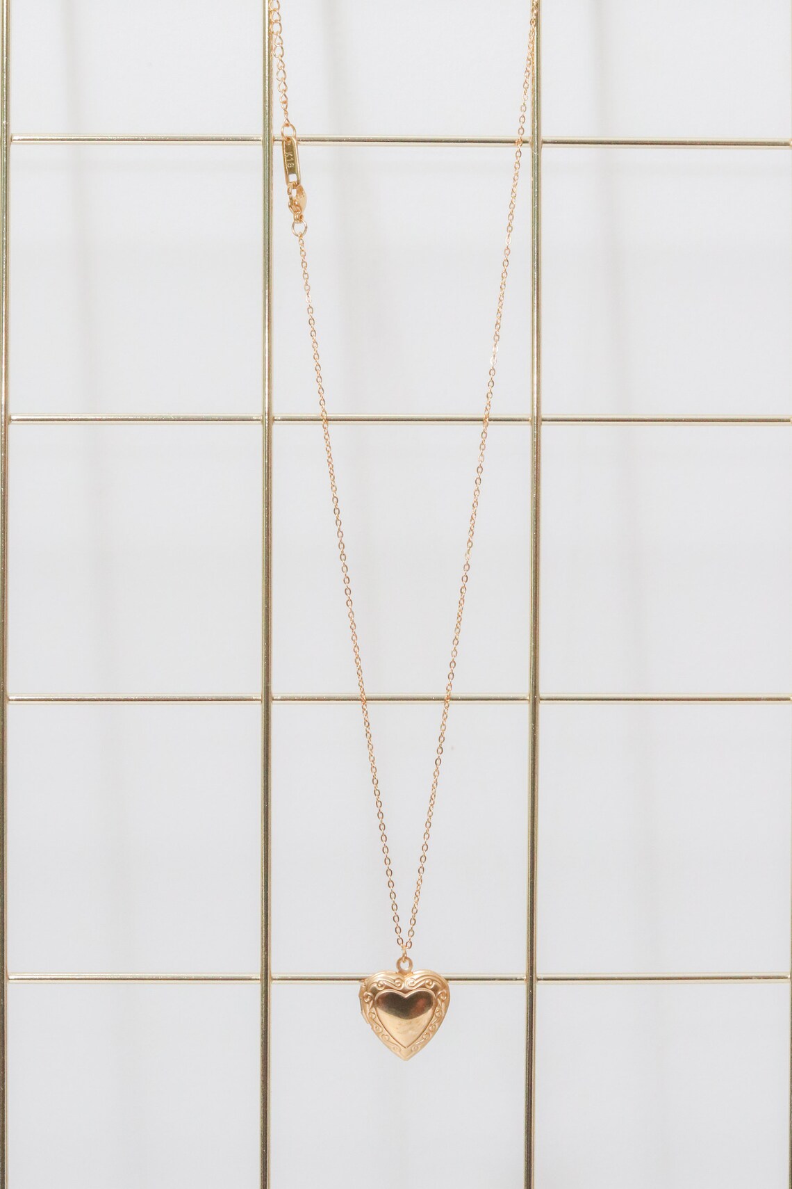 Heart Shaped Photo Locket 18K Gold Plated Picture Necklace - Etsy