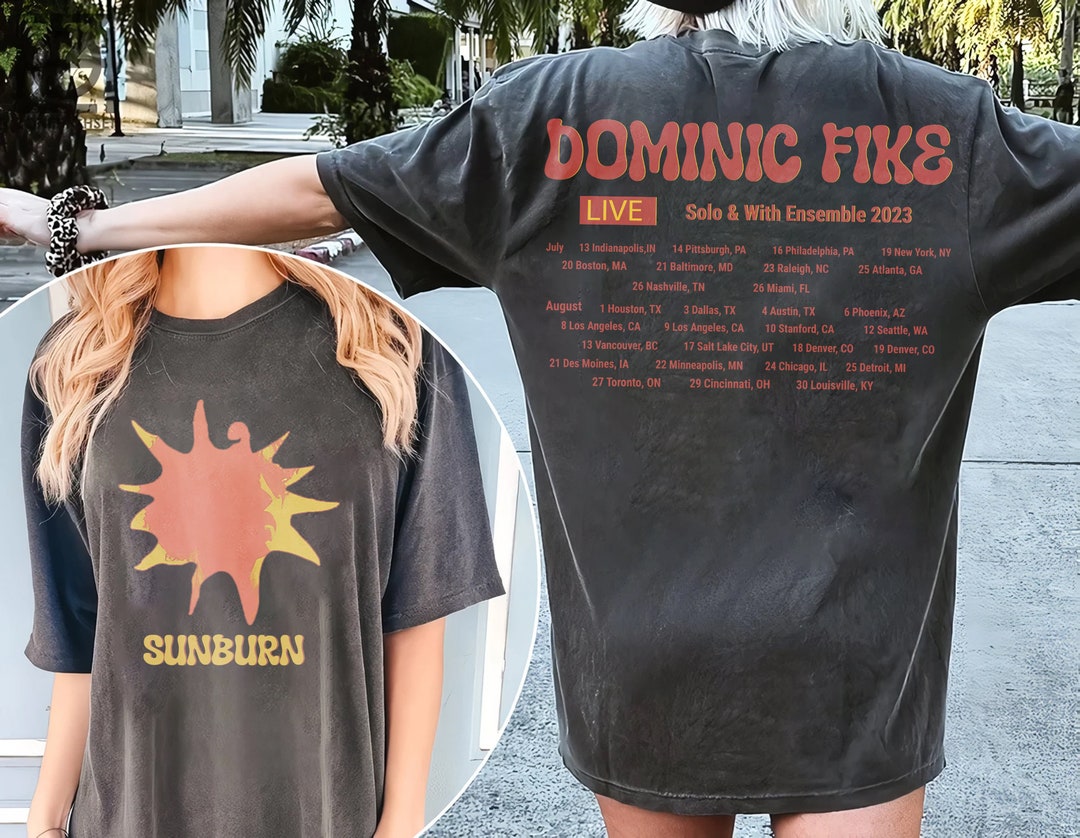 Dominic T-shirt, Sunburn Album 2side Domnic Fike Shirt, Domnic Fike ...