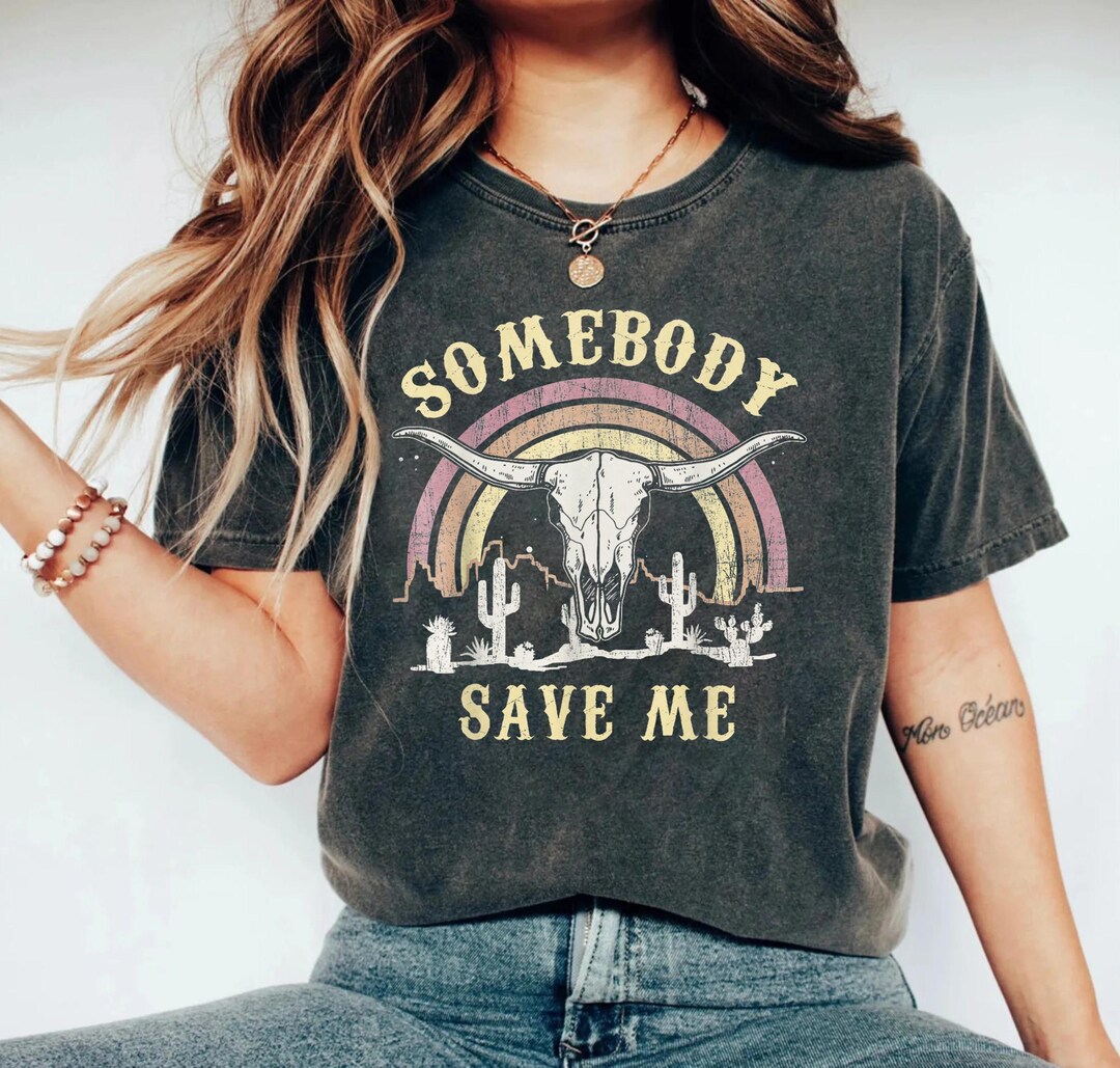 Vintage Somebody Save Me Shirt, Jelly Roll Country Music Shirt, Jelly ...