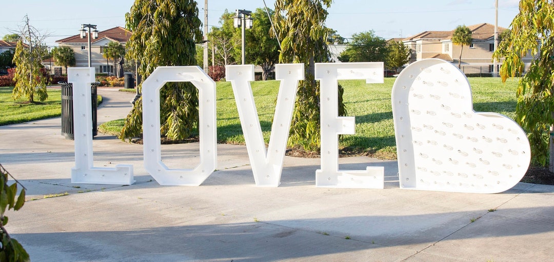 3FT Marquee Letters, Numbers| 3D Letters | Large Letters | Large ...