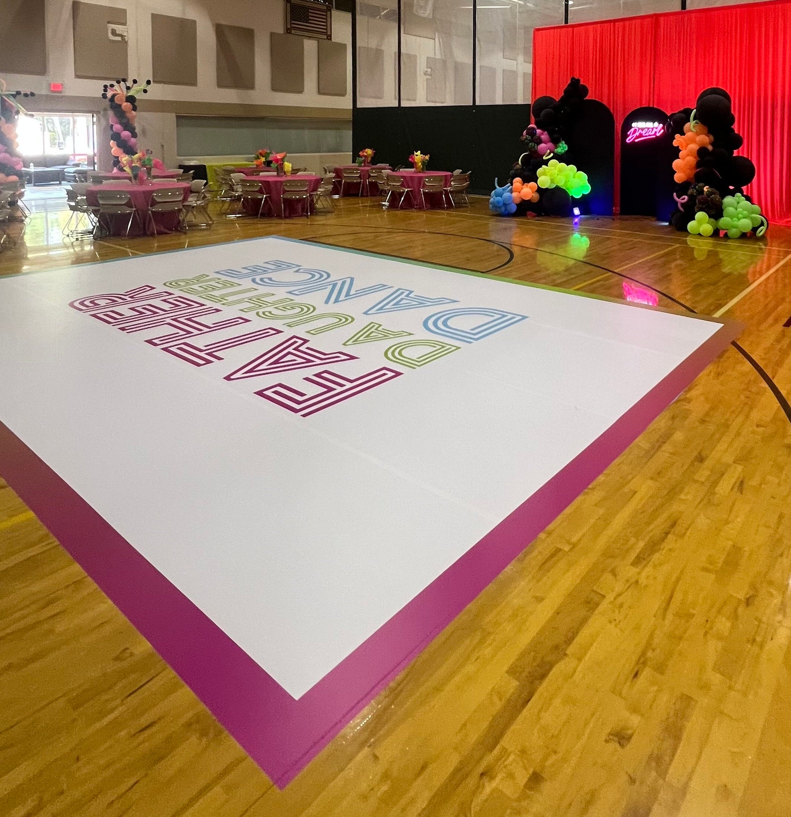 Custom Vinyl Floor Wrap | Wedding Dance Floor Decor - Etsy