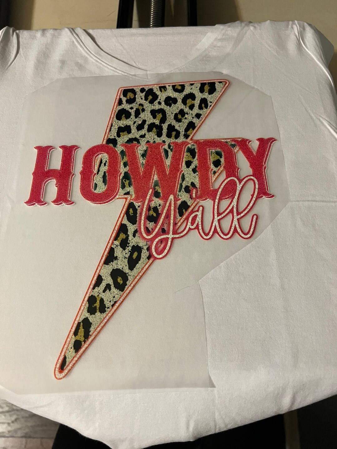 Heat Transfer Vinyl howdy Y'all Ready to Use - Etsy