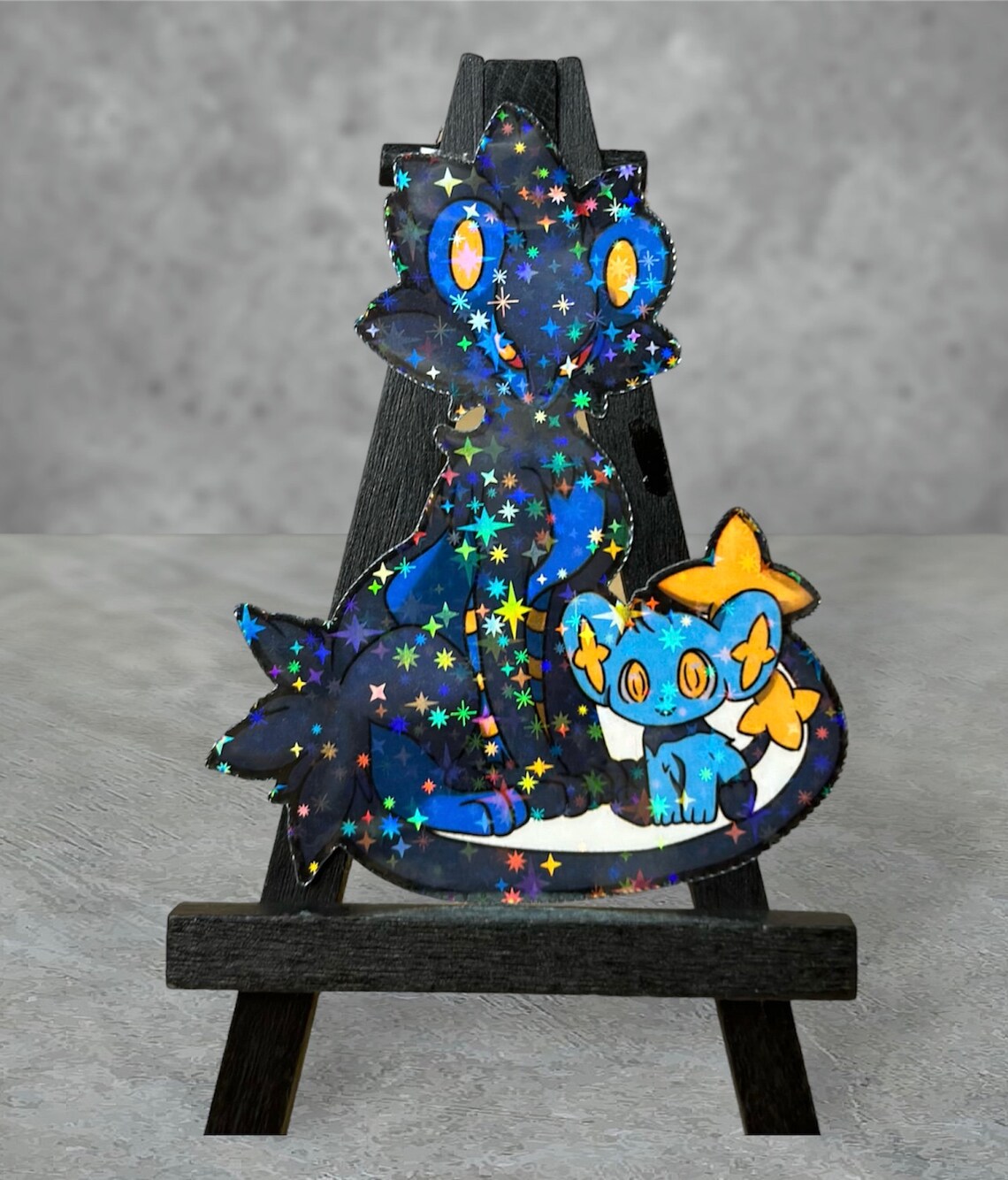 Custom Shiny Luxray and Shinx Sticker - Etsy