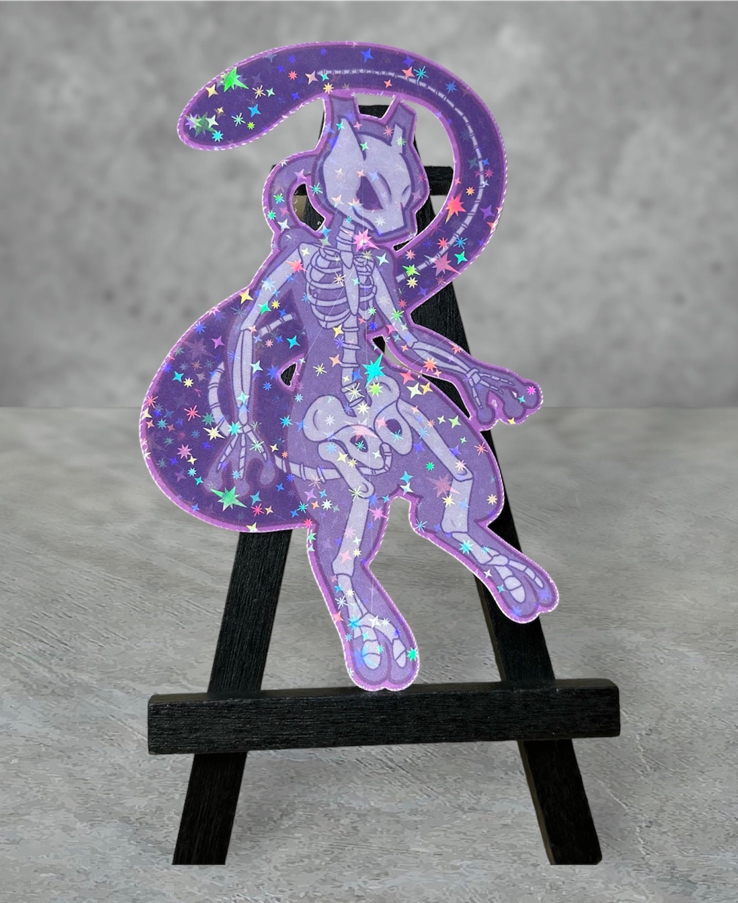 Custom Pokémon Shiny Mew and Mewtwo Sticker - Etsy