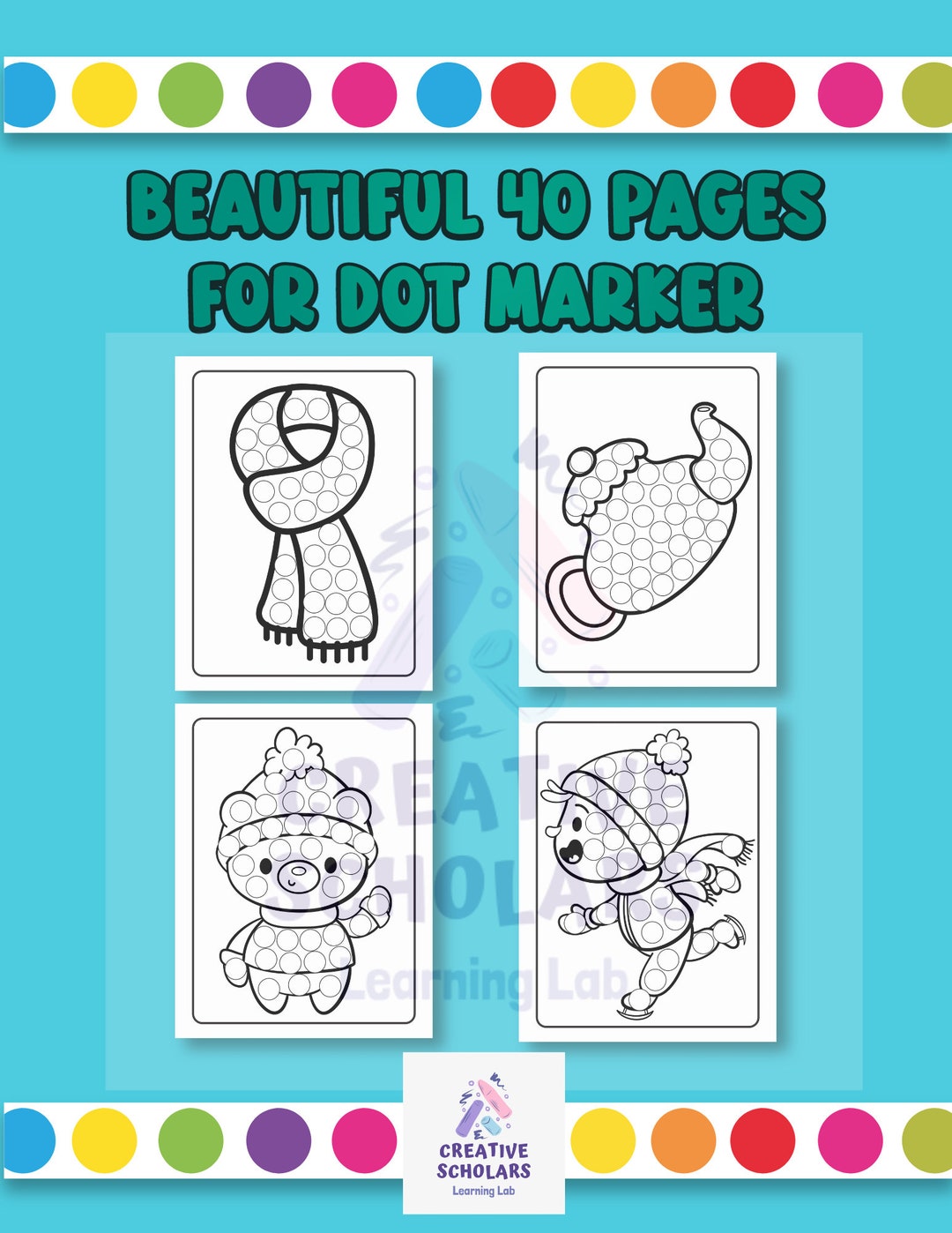 Frosty Fun Winter Dot Marker Printables - Etsy