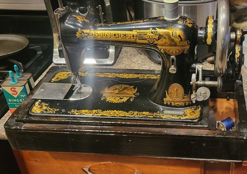 Vintage Singer Sewing Machine - Etsy