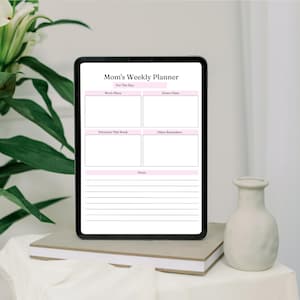 Editable Mom Planner | Printable Family Organizer (digital Download) - Etsy