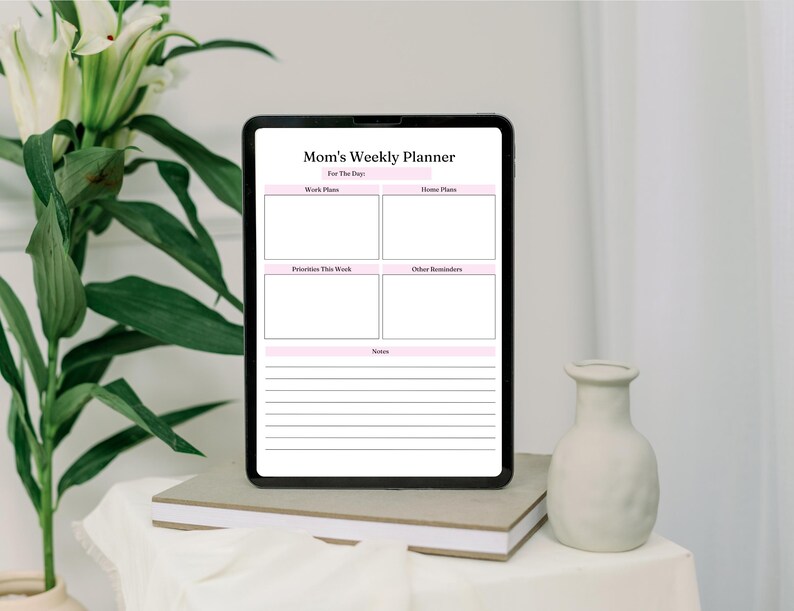 Editable Mom Planner | Printable Family Organizer (digital Download) - Etsy
