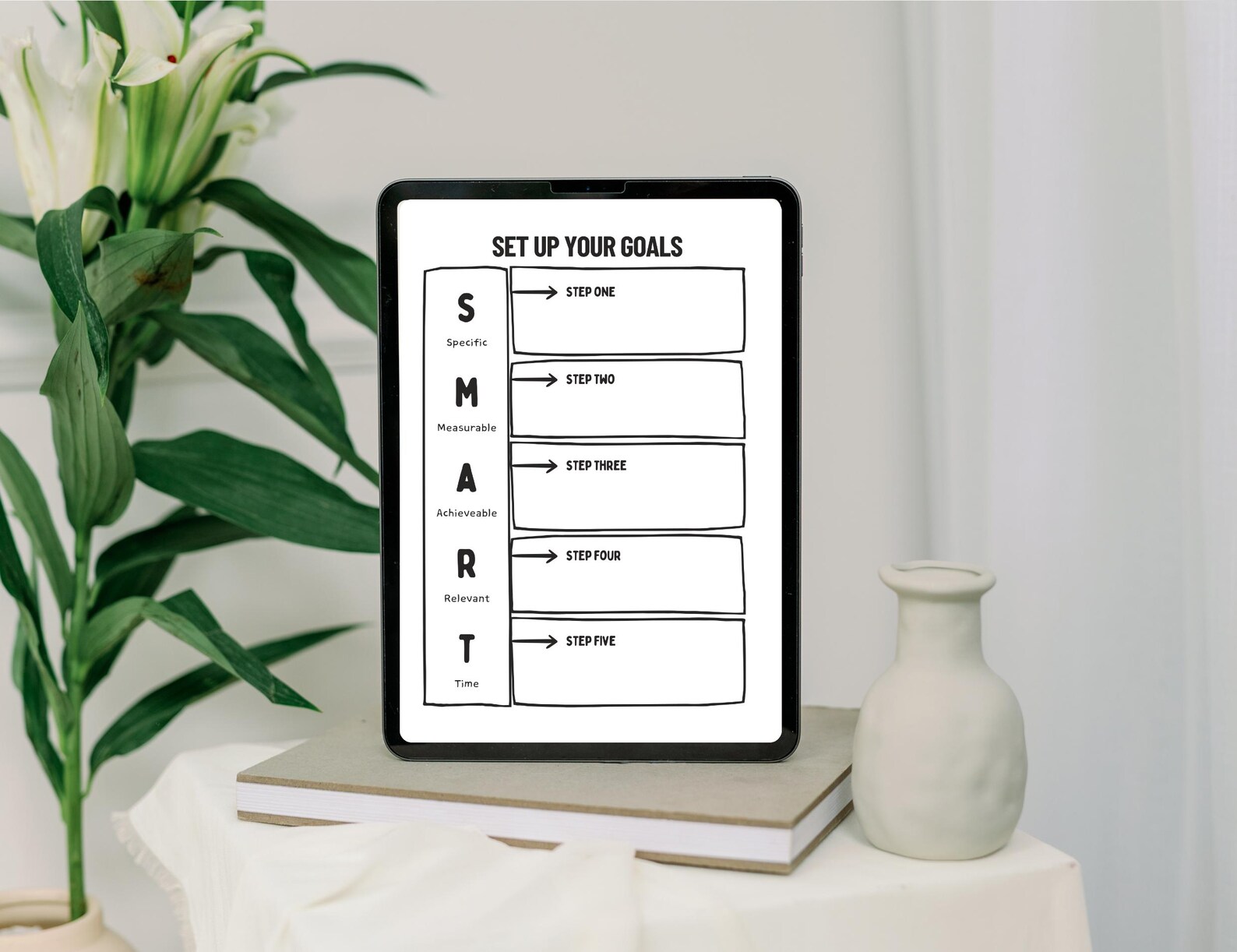 Goal Planner 2025 EDITABLE | Colorful Printable Bundle, SMART Goal ...