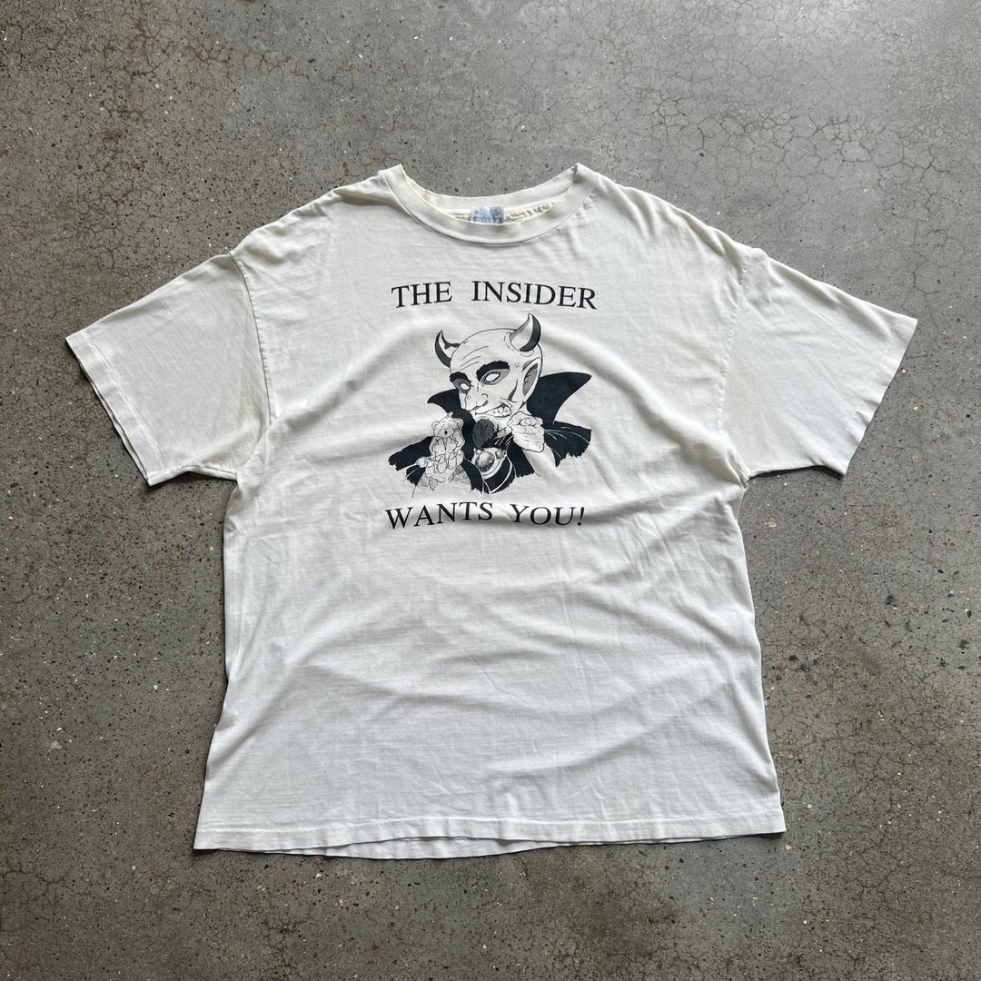 90s the Insider Newspaper Tee - Etsy