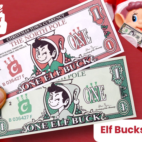 Printable Elf Money - Etsy
