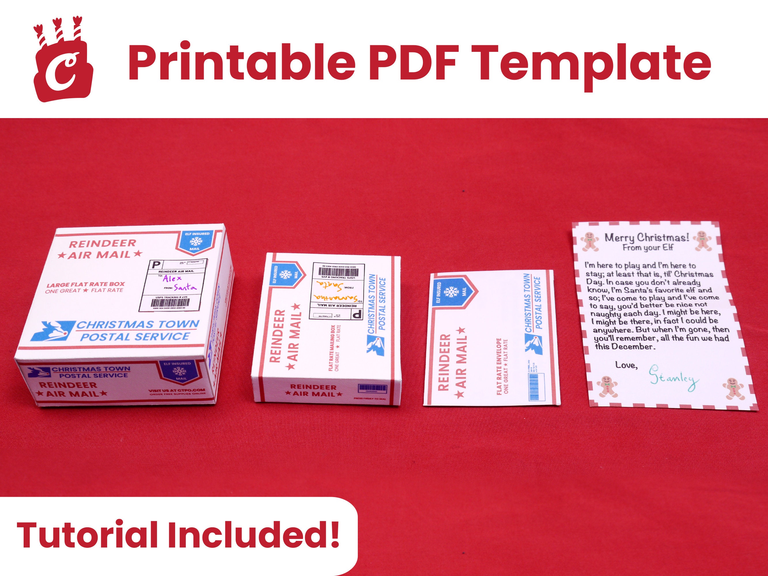 Elf Arrival Letter & Miniature Post Office Packages (printable PDF) - Etsy