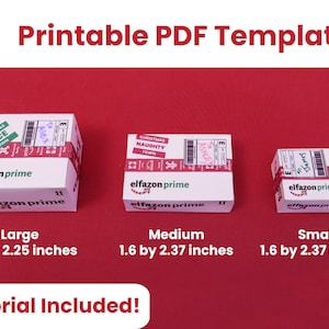 Instant Download Printable Christmas Elf Prop Miniature Elfazon Prime ...