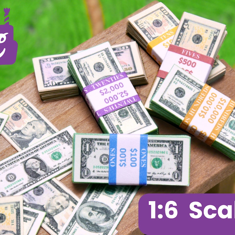 Miniature Money - Etsy