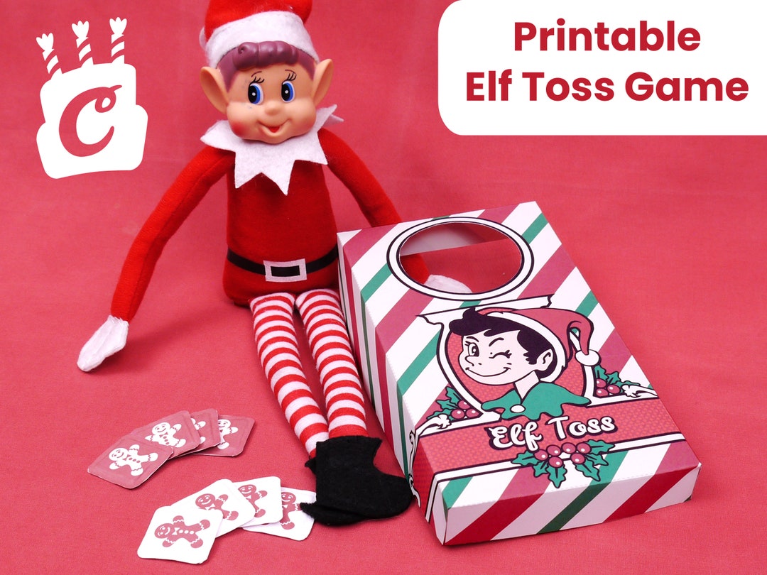Instant Download Printable Elf Toss Printable Miniature Elf Prop ...