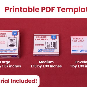 Instant Download Printable Christmas Town Post Office Miniature 1:12 ...