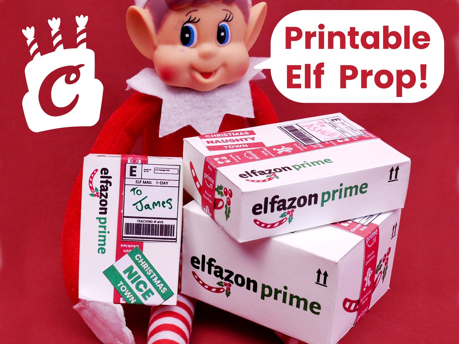 Instant Download Printable Christmas Elf Prop Miniature - Etsy