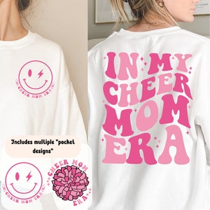 Pink in My Cheer Mom Era SVG, Cheer Aesthetic, Png Front/back, Svg ...