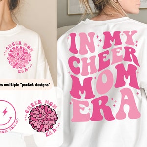 Pink in My Cheer Mom Era SVG, Cheer Aesthetic, Png Front/back, Svg ...