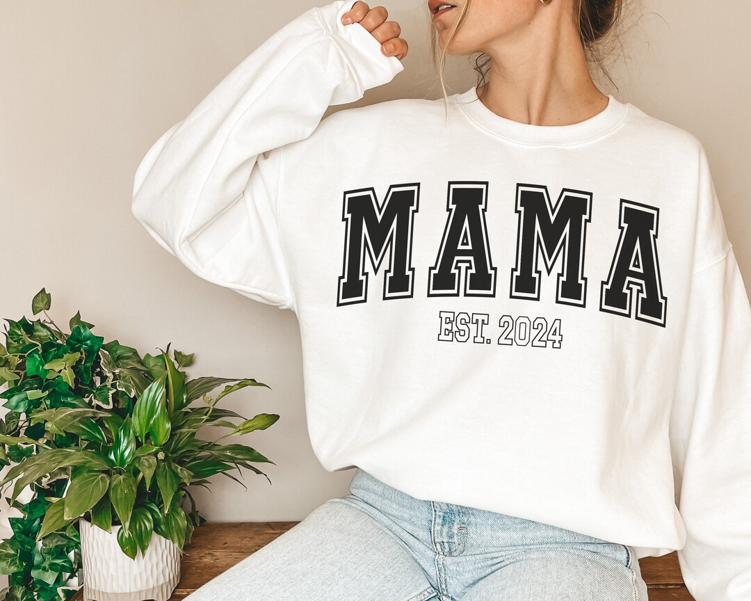 Mama Est. 2024 Svg Png, Mama Svg, Varsity Mama Svg, Mama Varsity ...