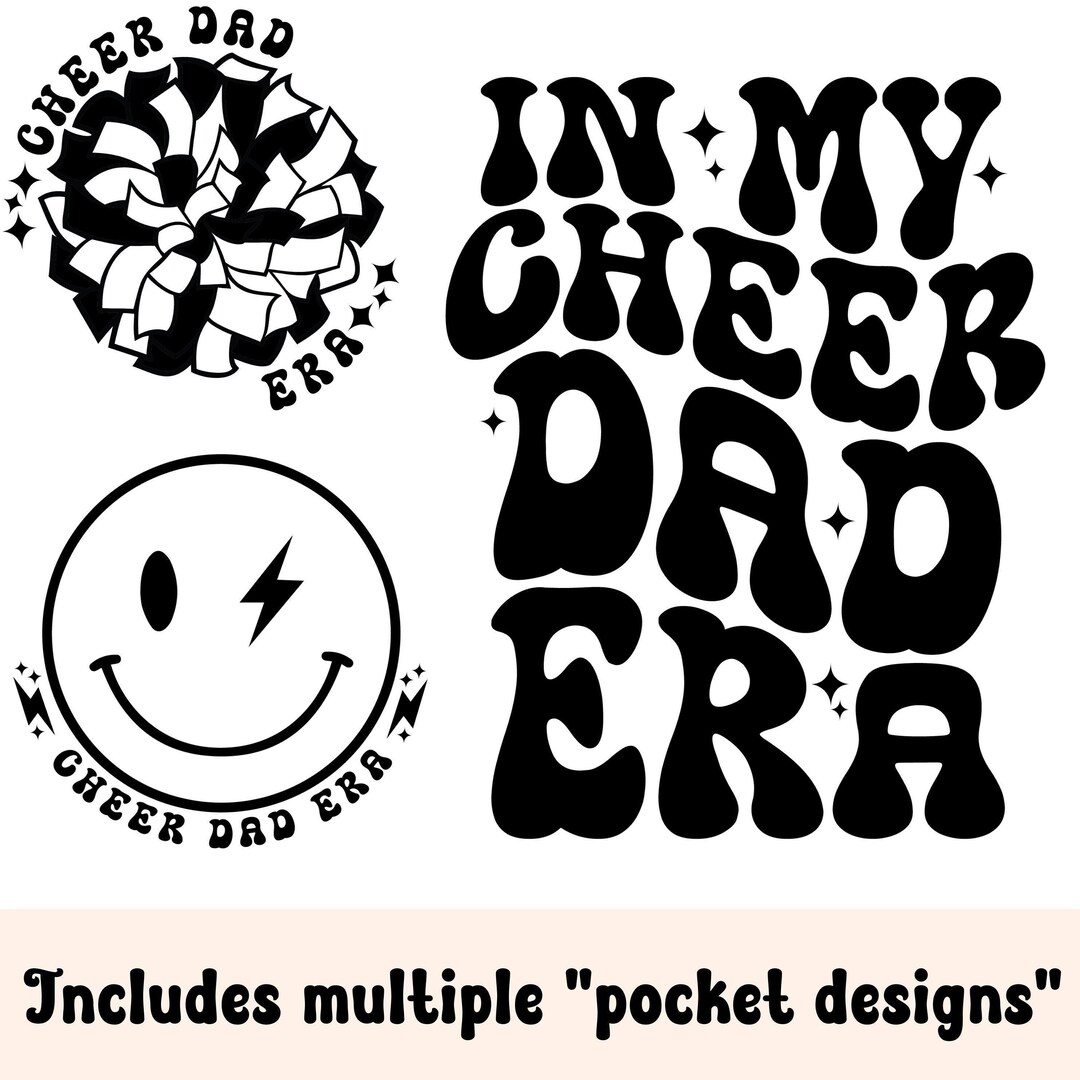 In My Cheer Dad Era Svg, Cheer Dad Png, Cheer Coach Svg, Cheer Svg ...
