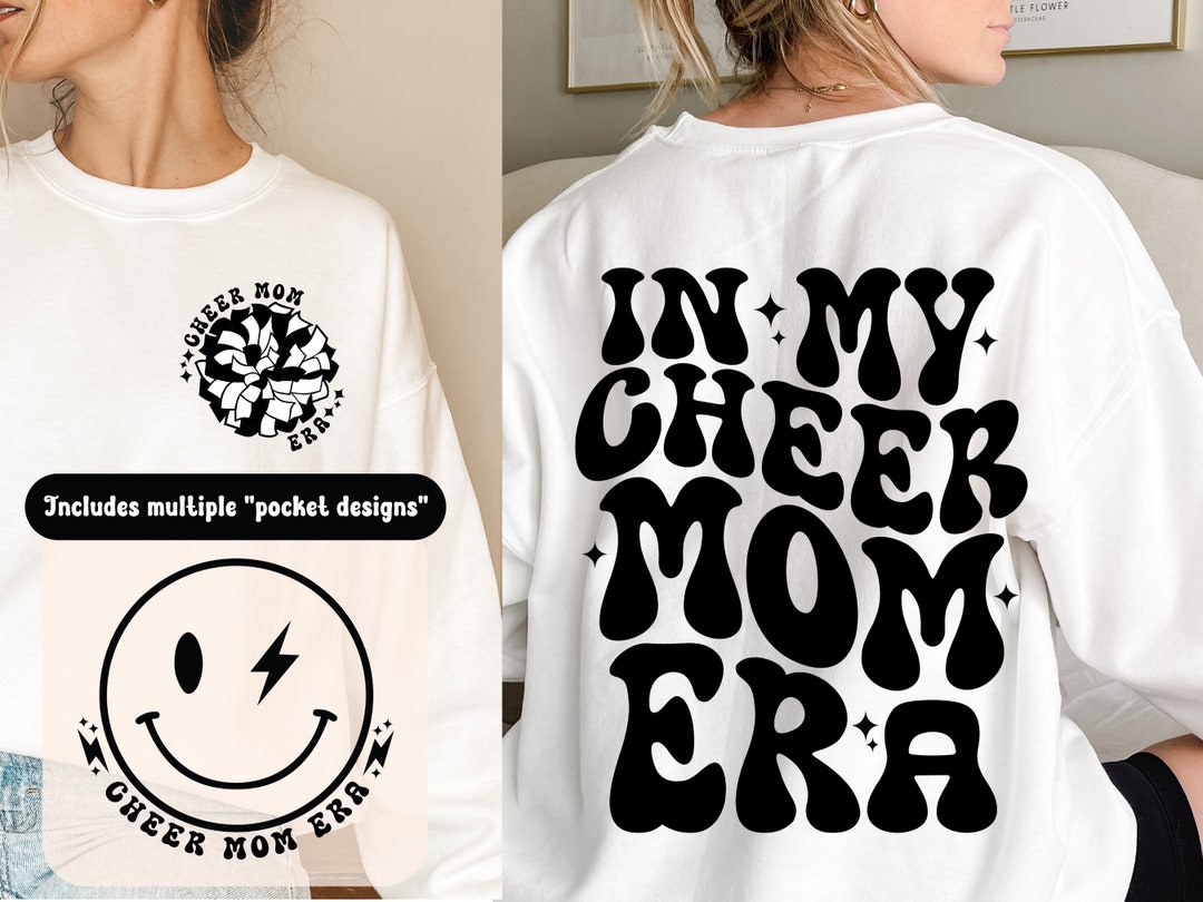 In My Cheer Mom Era Cheerleading Svg Cheer Mom Shirt Svg Cheer Mom