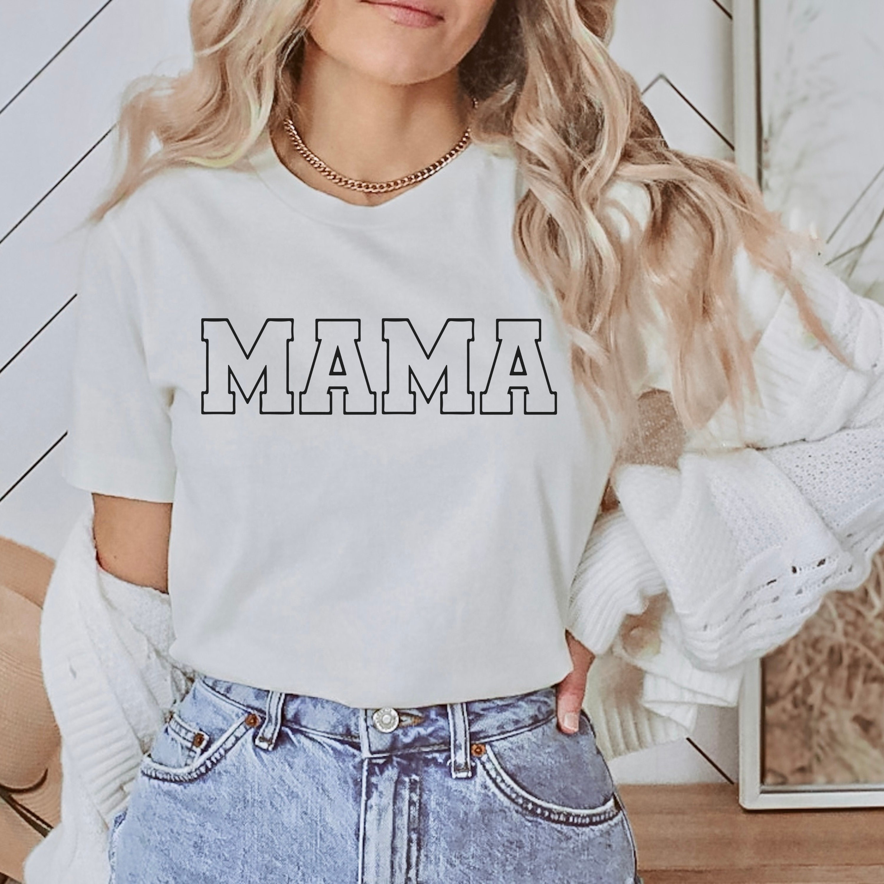 Varsity Mama Svg Bundle, Mama Outline, Mama Lightning, Trendy Mom Svg ...