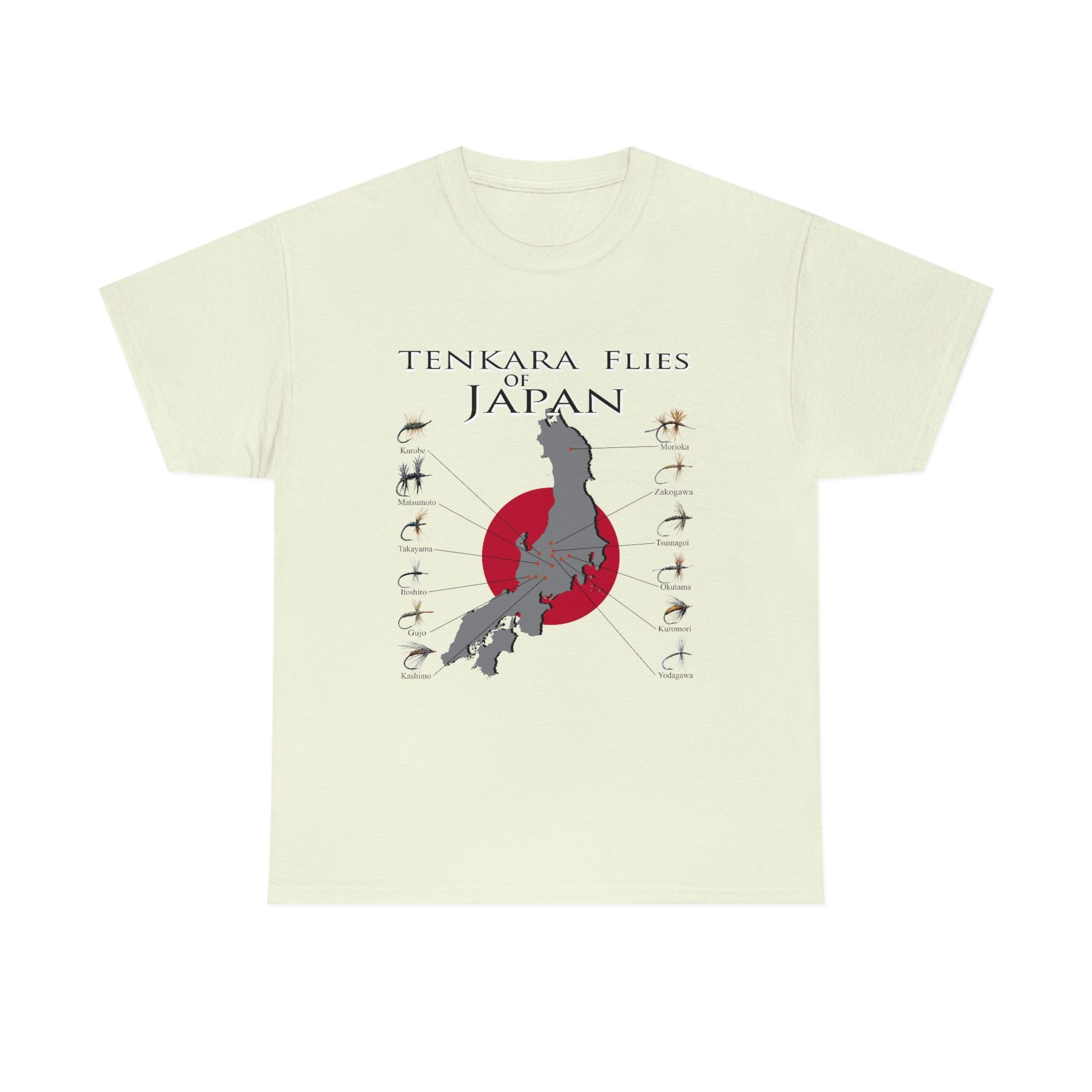 Tenkara Flies of Japan Tenkara T-shirt - Etsy